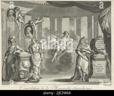 Allegory on the succession of Leopold II, Antoine Cardon (Possible ...