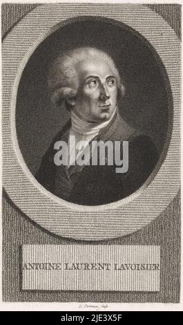 The French chemist Antoine Laurent Lavoisier, 1743-1794. Lavoisier is ...