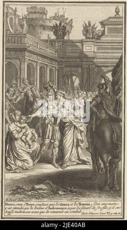 Hector says Andromache Goodbye, Bernard Picart (workshop of), After ...