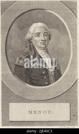 Jacques François de Menou was a French general during the French ...