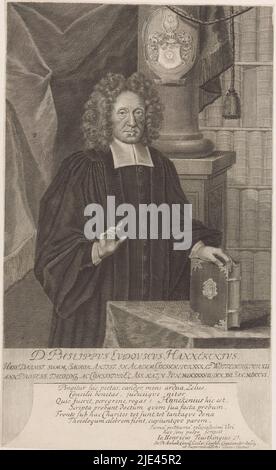 Portrait of Philipp Ludwig Hanneken, Martin Berbigeroth, 1706 - 1733 ...