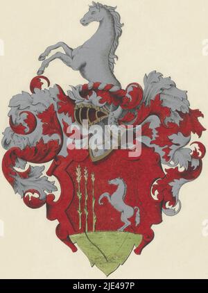Arms of the family stapert, Friedrich Wilhelm Burmeister, 1855 - 1915 ...