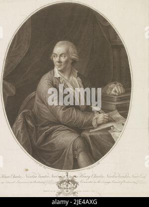 Portrait of Hendrik Karel Nicolaas van der Noot, Reinier Vinkeles (I ...