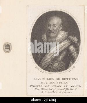 Portrait or Maximilien The Bethune, Duke Of Sully. Portrait or ...