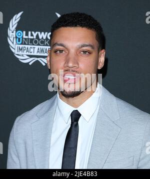Zachary Larson arrives at The Second Annual Hollywood Unlocked Impact ...