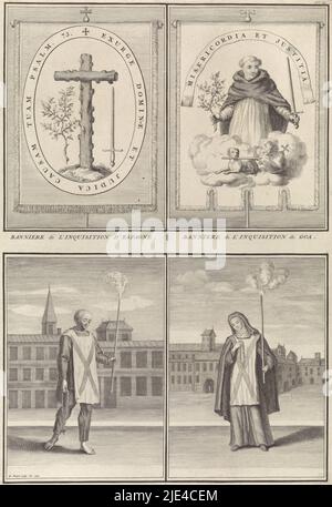 Four convicts of the Inquisition, Bernard Picart (workshop of), After ...