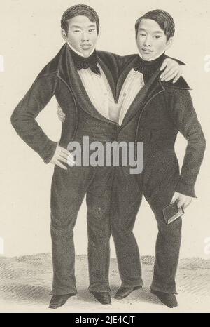 The Siamese Twins, Chang and Eng Bunker, were famous conjoined twins who gained widespread ...