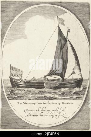 A ferry barge, 1642, Dirk Eversen Lons, 1642, A ferry barge as used in ...