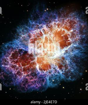 Crab nebula. Space background. Universe and outer space concept Stock ...