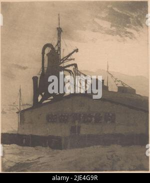 Elevator next to a shed, Frederika Henriëtte Broeksmit, 1885 - 1931 ...