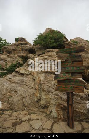 Jin Shiyuan dalian bronze park stone mountain rockery Stock Photo - Alamy