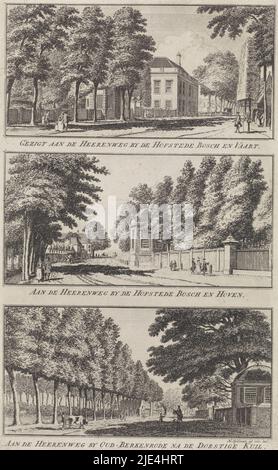 Three representations of one plate. Print at the top right labeled: p ...