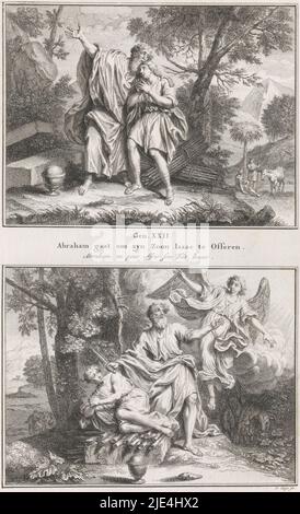 The sacrifice of Isaac The angel stops the hand of Abraham (Isaac's ...