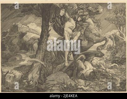 Perseus and the sea monster, Johannes Josephus Aarts, 1881 - 1934 print ...