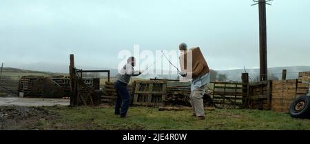 CHRIS HAYWARD in BRIAN AND CHARLES (2022), directed by JIM ARCHER. Credit: Bankside Films / BFI ...