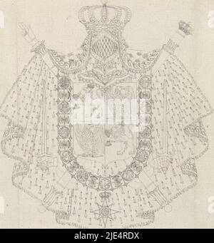 Coat of arms of Napoleon, 1808, 1808 print Cartoon on Napoleon and its ...