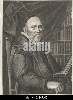 . Portrait of George Goethals, at the age of 83, pastor in Blaricum and ...