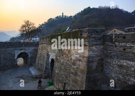 The Great Wall of Linhai, Taizhou City, Zhejiang Province, also known ...