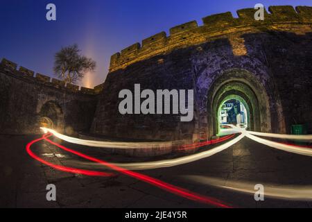 The Great Wall of Linhai, Taizhou City, Zhejiang Province, also known ...