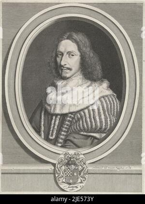 Portrait of Nicolas Potier de Novion. Artist: Robert Nanteuil, French ...