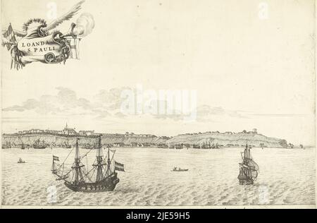 View of Luanda (right half), ca. 1641, 1645 - 1647 View of Luanda (São ...
