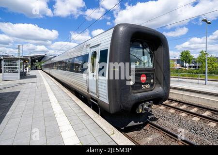DSB IC3 InterCity train at Rendsburg station Stock Photo - Alamy