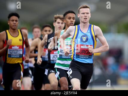 Max Burgin in the 800m Müller UK Athletics Championships at the ...