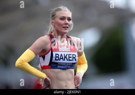 Ellie Baker inn the Women’s 800m during day two of the Muller UK ...