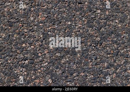 paved piece of highway, the structure of a highway made of crushed ...