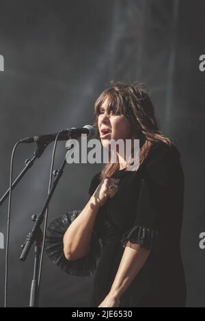 Cat Power (Charlyn Marie "Chan" Marshall) performs on stage at All ...