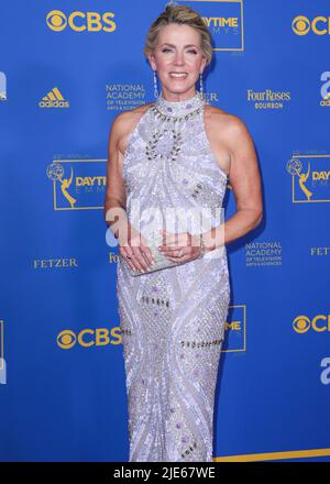 Deborah Norville arrives at the 49th annual Daytime Emmy Awards on ...