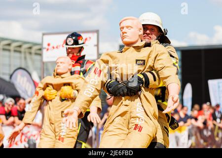 Firefit competition, competition for firefighters, Interschutz 2022 ...