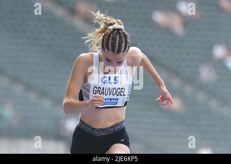 Paula Grauvolgel (SV GO! Saar 05) during the womens semi-final 100 ...