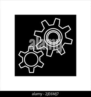 Setting Icon, Gear, User Preference Setting Vector Art Illustration Stock Vector Image & Art - Alamy