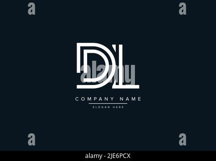 Alphabet letter DL logo icon design, DL logo design vector illustration ...