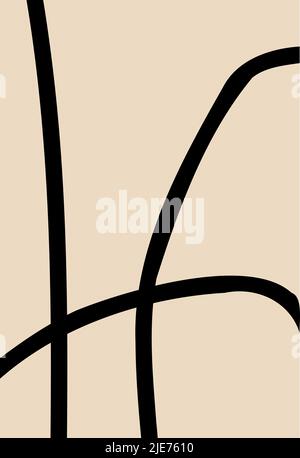 Geometric poster. Abstract prints and wall decor. Modern minimalistic ...