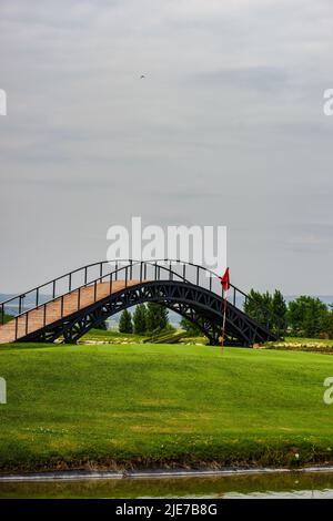 Golf grassland in kakheti, Georgia Stock Photo - Alamy