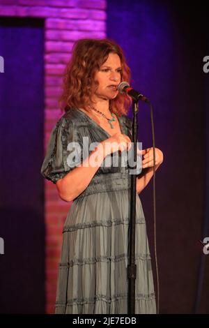Comedian Sandra Bernhard performs live at the city Winery in ...