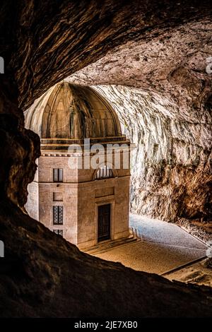 Grotta di Frasassi, Genga, Italy. inside one of the most extensive ...