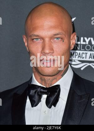 Jeremy Meeks arrives at The Second Annual Hollywood Unlocked Impact ...