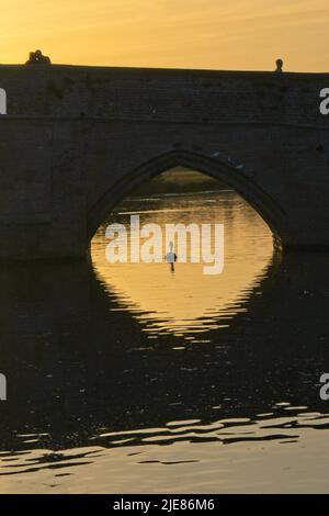 UK, Cambridgeshire - St Ives at Sunset Stock Photo - Alamy