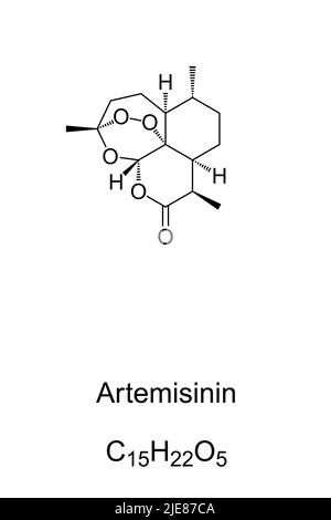 Artemisinin drug molecule Stock Photo - Alamy