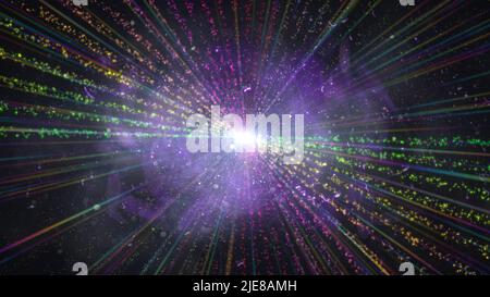 particle laser light color ray illustration render Stock Photo - Alamy