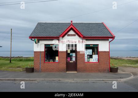 The post office in Whiting Bay on Scotland's Isle of Arran Stock Photo ...