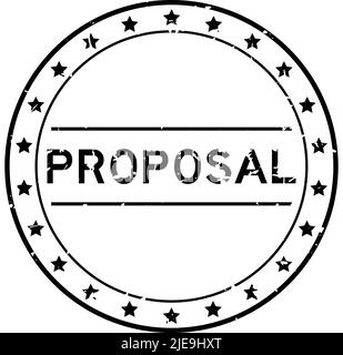 Proposal Stamp. Proposal Rubber grunge Stamp Seal Stock Vector Image ...