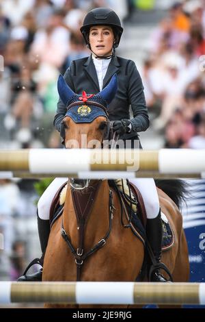 Jessica SPRINGSTEEN of United States during the Longines Paris Eiffel ...
