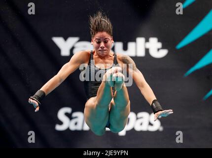 BUDAPEST, HUNGARY - JUNE 26: Ingrid Oliveira of Brasil competing at the ...