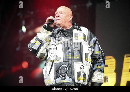 Bad Manners , Buster Bloodvessel Performing at Lets Rock Leeds 80s ...