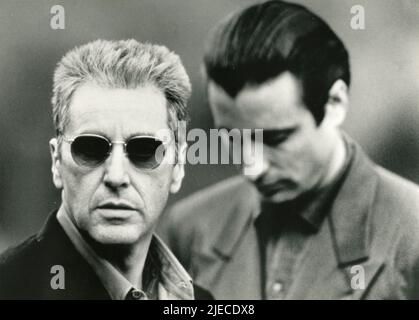 Al Pacino and Andy Garcia in the movie The Godfather Part III, 1990 ...