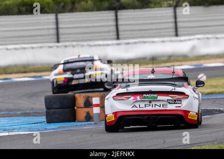 36 PROST Nicolas, SERVOL Rudy, CMR, Alpine A110 GT4, action during the ...